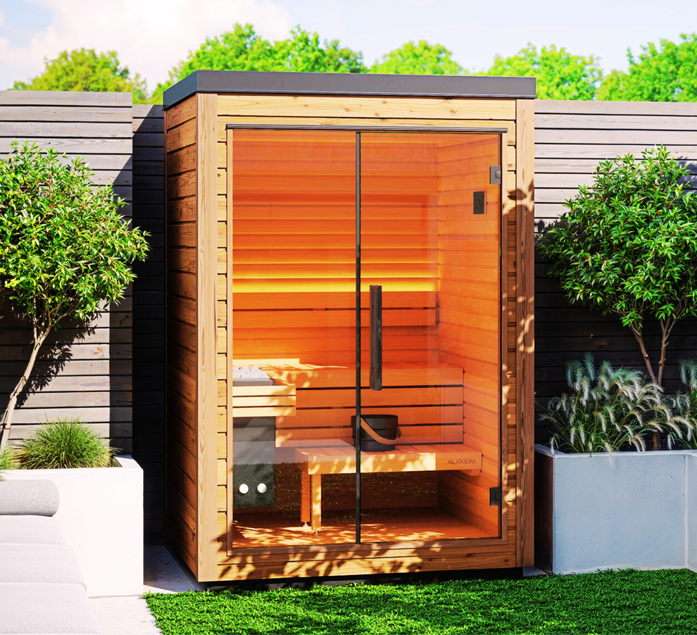 Mira Small Natural Outdoor Sauna – Serenify Saunas